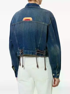 Isabel Marant Étoile Demia Embroidered Patches Denim Jacket