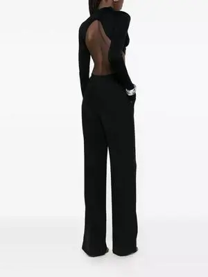 MUGLER Cut-out Cropped Top