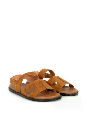 BIBI LOU Mindy Cut-out Touch-strap Sandals - Brown