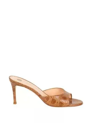 Roberto Festa Croc-effect Leather Sandals