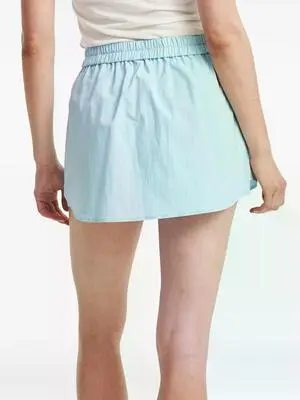 ELEH Button-front Logo-embroidered Shorts