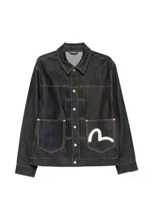 EVISU Seagull Print Denim Jacket