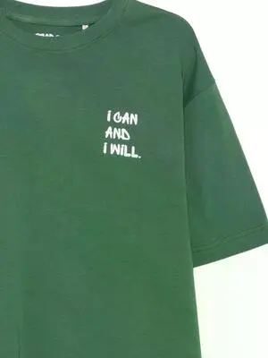 GEORGE. George Slogan Print Drop Shoulder T-shirt
