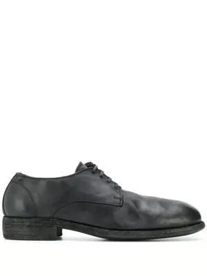Guidi Round Toe Derby Shoes