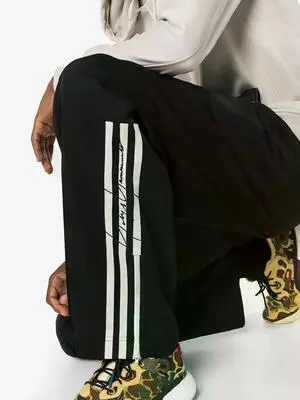 Y3 Wide Leg 3-stripe Sweatpants