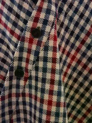 JW Anderson Checked Wool Blanket Skirt