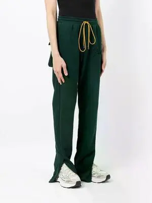 Rhude Oversize Flap-pocket Logo-embroidered Track Pants