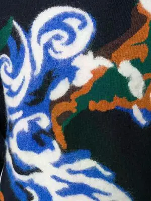 Kenzo Intarsia-knit Logo Wool-blend Sweater