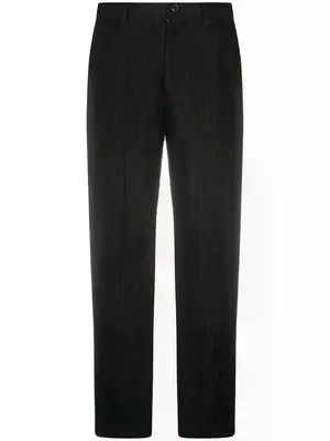 Y’s Pinstripe Straight Leg Trousers