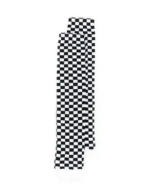 Off-White Checkerboard Logo Socks - Black