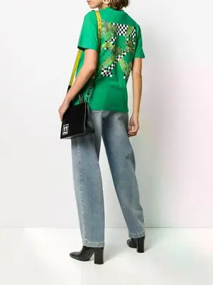 Off-White Tropical Logo Print T-shirt