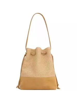 MANSUR GAVRIEL Drawstring Leather Bucket Bag