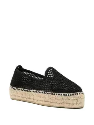 Manebí Mesh Knit Platform Espadrilles