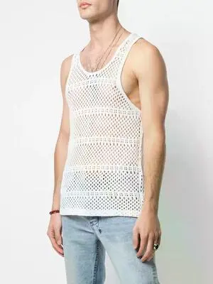 Amiri Mesh Style Knitted Vest Top