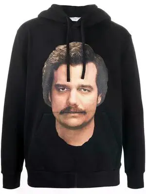 IH NOM UH NIT Portrait Print Drawstring Hoodie