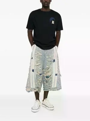 RIVINGTON ROI REBIS Distressed Panelled Jeans