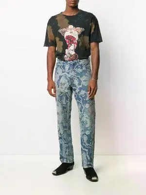Alchemist Graphic-print Cloud-wash T-shirt