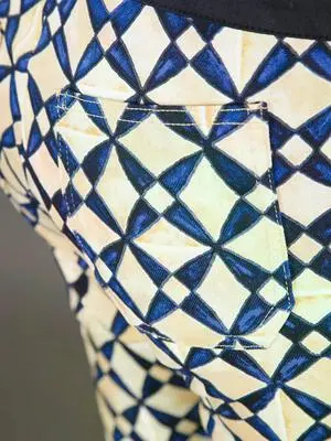 Balenciaga Geometric Print Jeggings