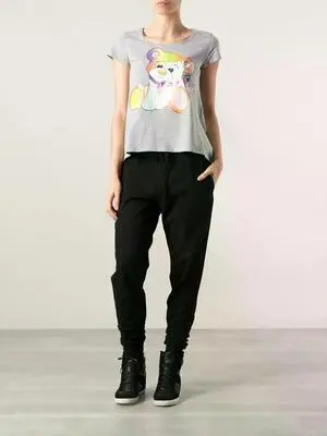 Y3 Multicolor Bear Print T-shirt