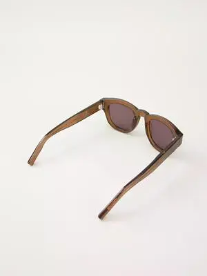 Alexander McQueen Oval Transparent Sunglasses