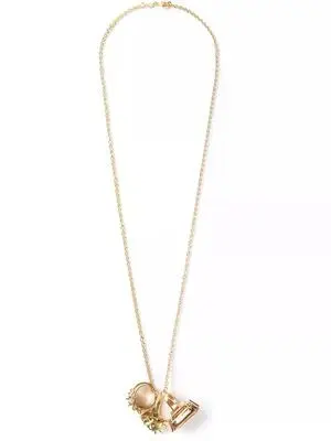 Alexander McQueen Multi Pendant Necklace - Metallic