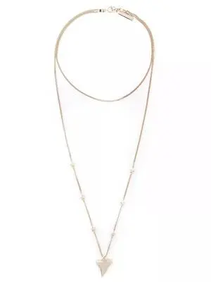 Givenchy Shark Tooth Pendant Necklace