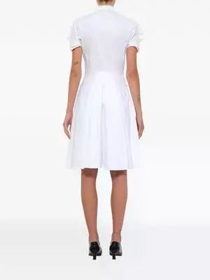 Alexander McQueen Bow Sleeve Shirt Dress