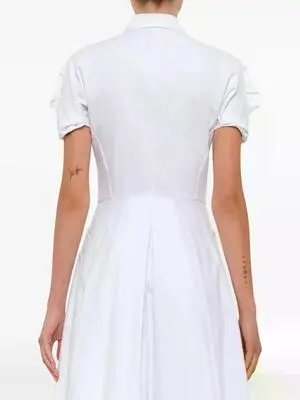 Alexander McQueen Bow Sleeve Shirt Dress