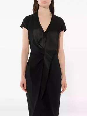 Givenchy Podium Gathered Layered Midi Dress