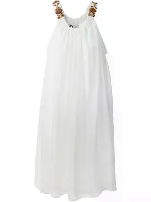 LANVIN Embellished Strap Draped Dress