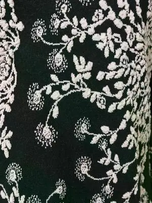 Chloé Floral Knit V-neck Dress