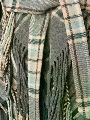 Chloé Check Belted Coat