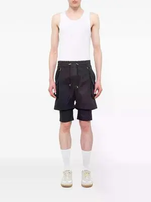 Balmain Layered Cargo Shorts