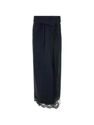 Chloé Lace-pleated Maxi Skirt