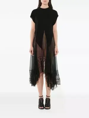 Givenchy Lace Panel Midi Dress