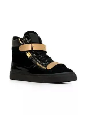 GIUSEPPE ZANOTTI Coby Hi-top Sneakers - Blue
