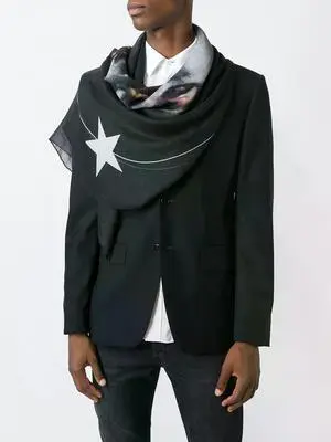Givenchy Monkey Brothers Scarf - Black