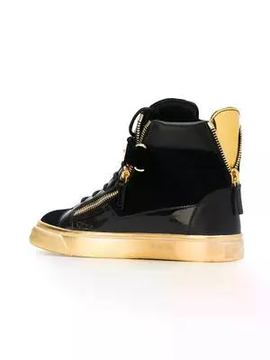 GIUSEPPE ZANOTTI Coby Hi-top Sneakers - Blue