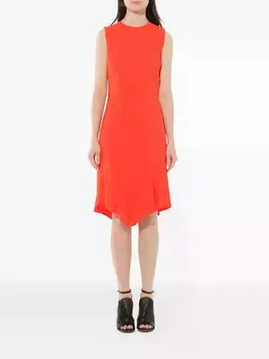 Givenchy Sleeveless Asymmetric Hem Midi Dress