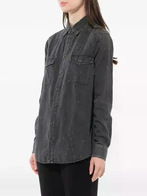 Givenchy Distressed Denim Shirt
