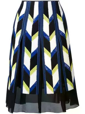 Emilio Pucci Sequin Embellished Skirt - Black