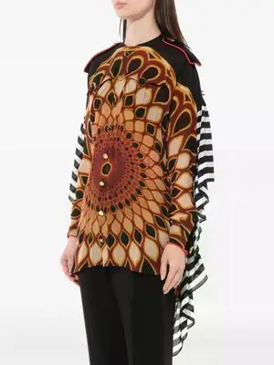 Givenchy Kaleido Eye Printed Long Sleeve Top