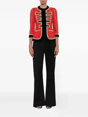 Givenchy Velvet-trim Tweed Jacket