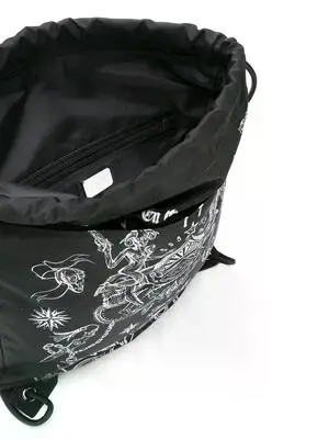 Givenchy Tattoo Print Drawstring Backpack