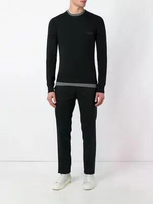 Givenchy Logo Plaque Knitted Jumper