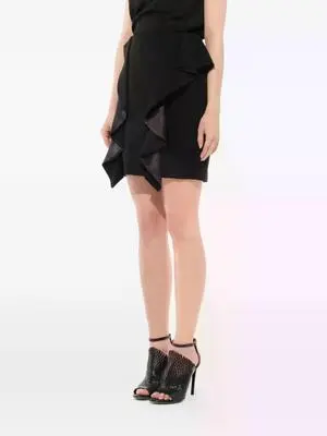 Givenchy Draped Panel Pencil Mini Skirt