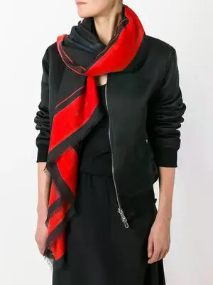 Givenchy Rottweiler Print Scarf - Black