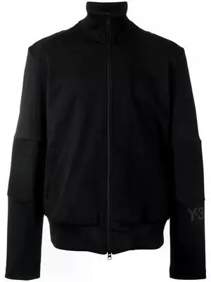 Y3 High Neck Zipped Sweatshirt