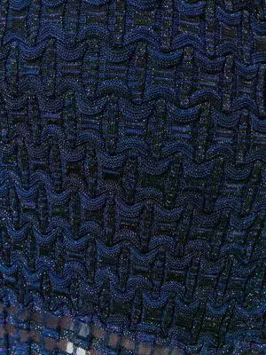 Kenzo Navy Lace Hem Skirt