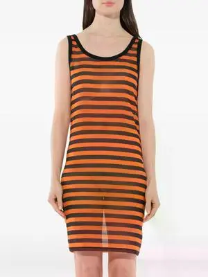 Givenchy Striped Semi-sheer Mini Dress